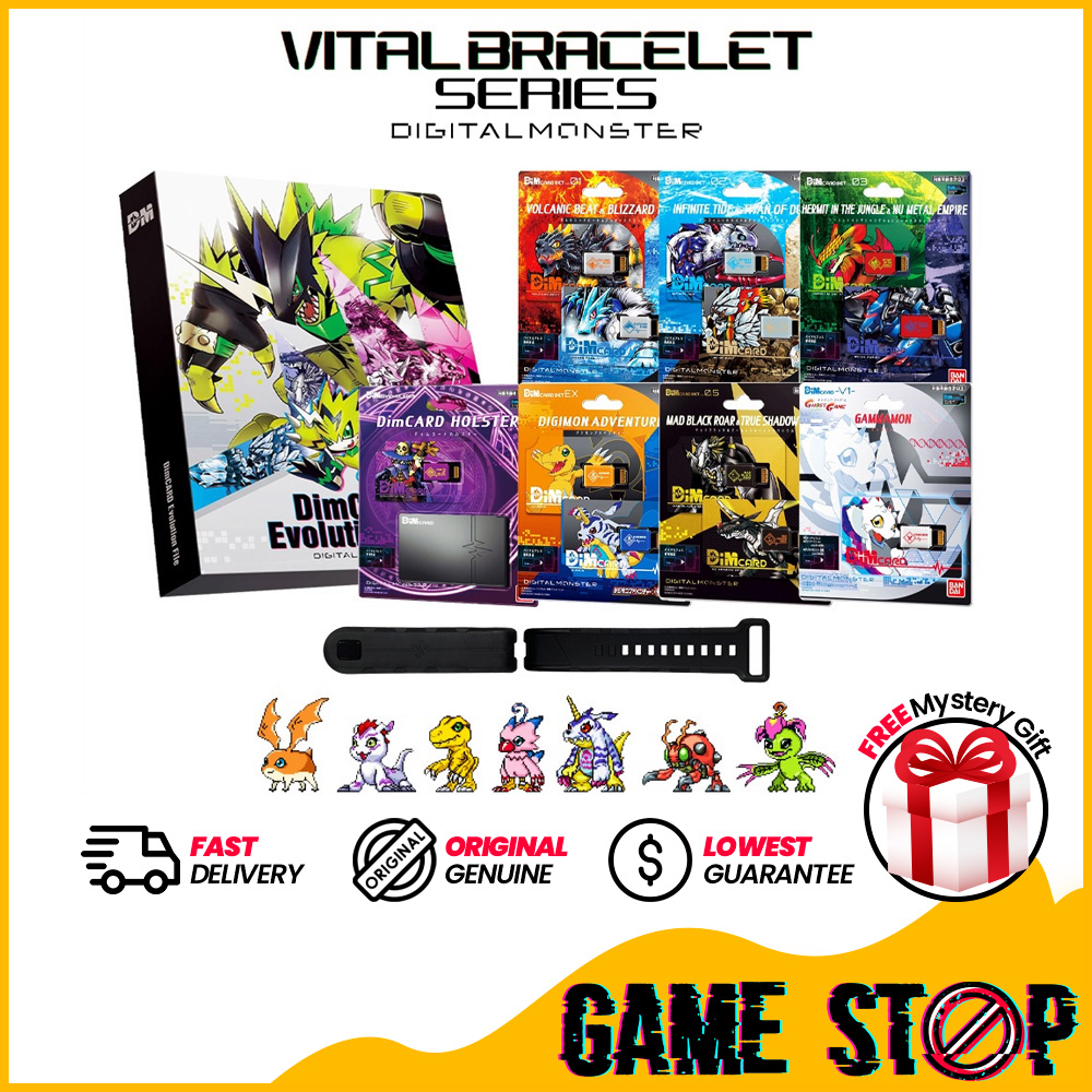 Digimon Vital Bracelet Dim Card - Adventure / Vol.0.5 /Vol.01 / Vol.02 ...