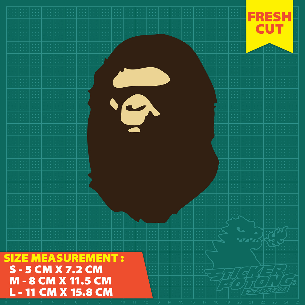 STICKER BAPE (STICKER POTONG) | Shopee Philippines