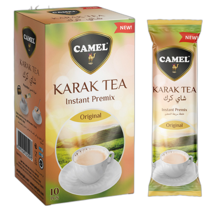 CAMEL Karak Tea Instant Premix Cardamom 10pcs*20g- | Shopee Philippines