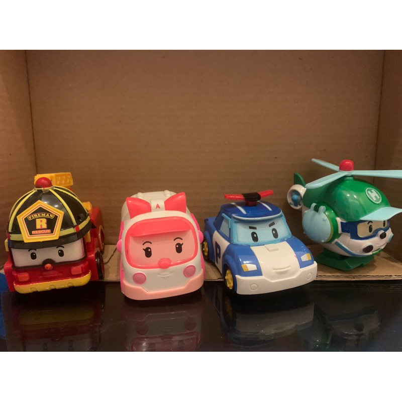 Robocar Poli Transformation Robot car 4 pieces (preloved) | Shopee ...