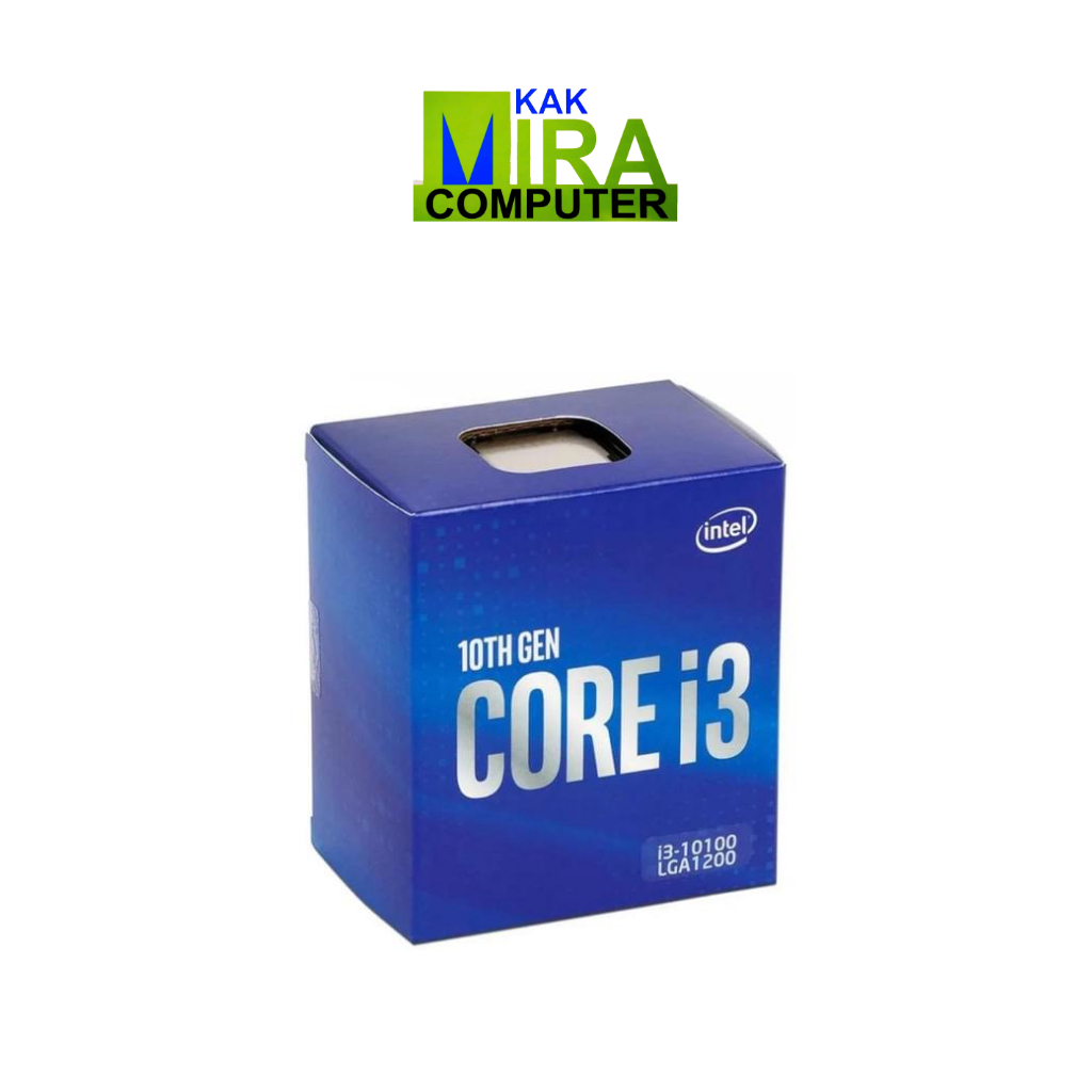 Intel Core i3-10100 & i3-10100F 4-Core LGA1200 Socket 10th Gen CPU Processor with Intel UHD ...