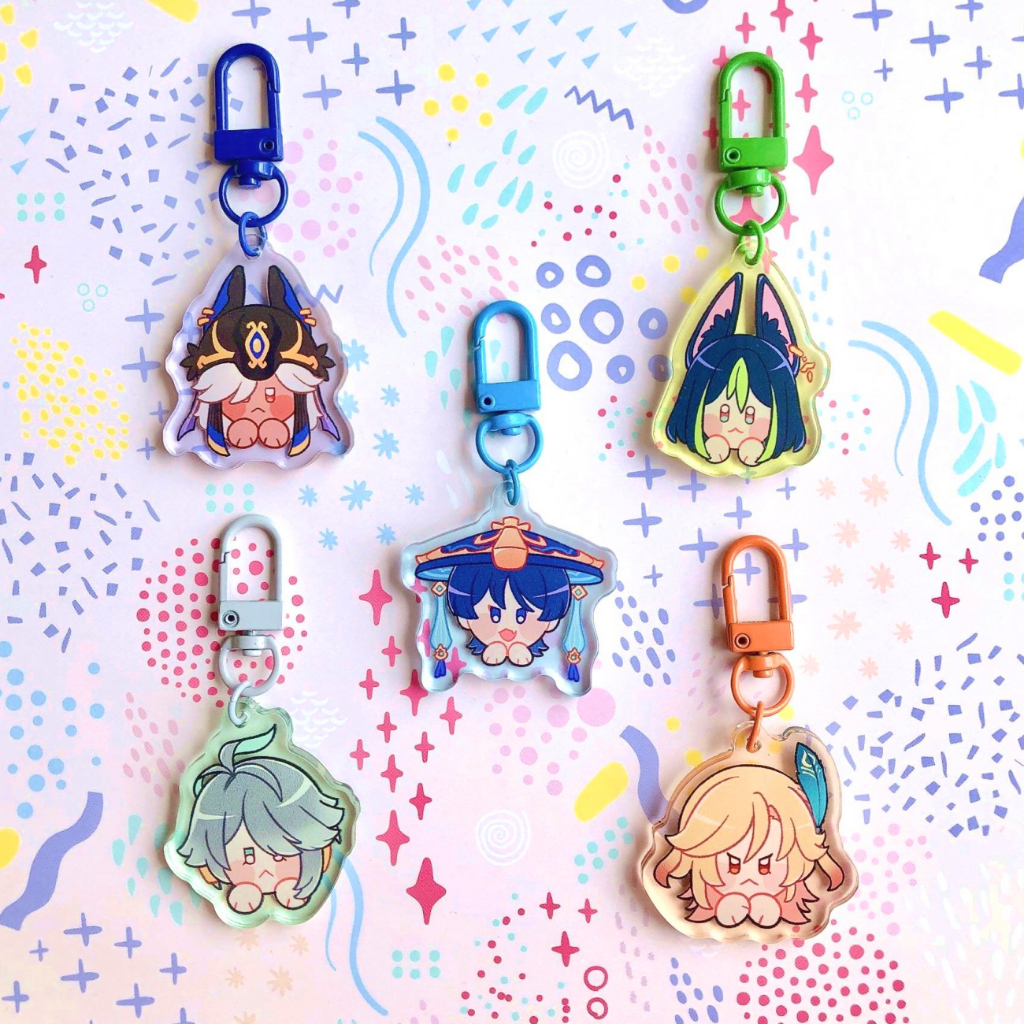 Genshin Impact Acrylic Keychains | Shopee Philippines