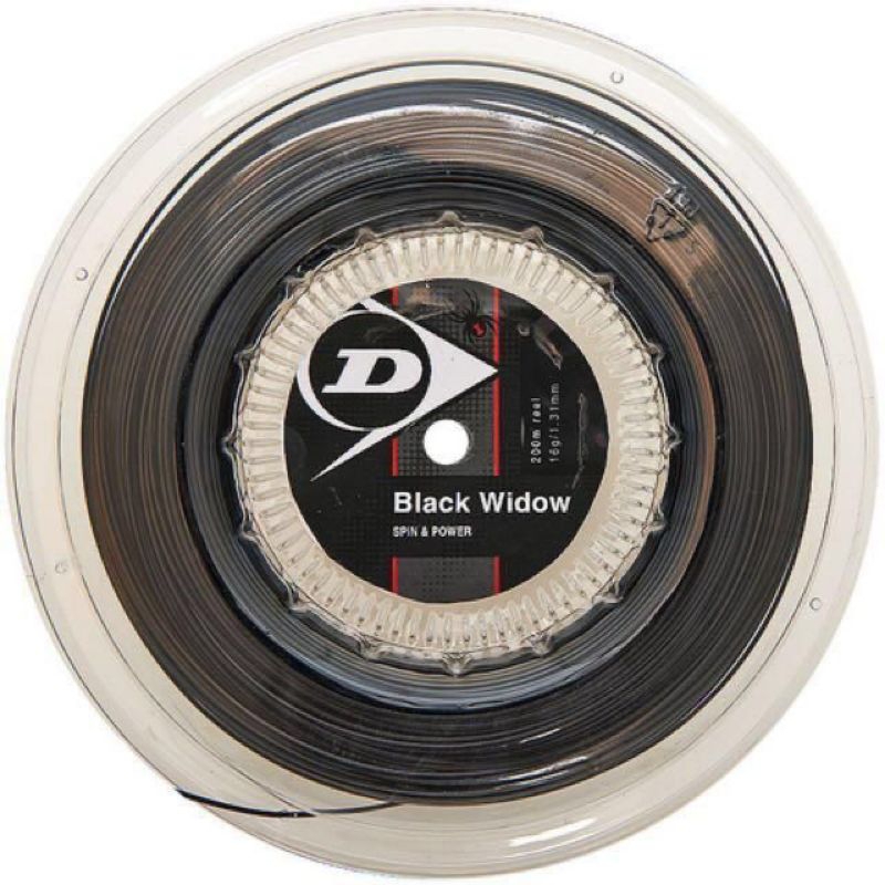 Dunlop Black Widow 200m reel 17g & 16g Tennis String | Shopee Philippines