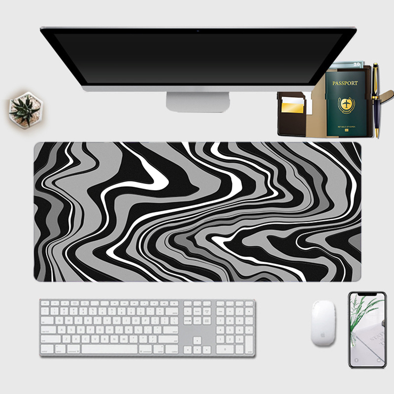 Personalized Large Mousepads 80x30cmx3mm/90x40cmx3mm Texture Desk Mats ...