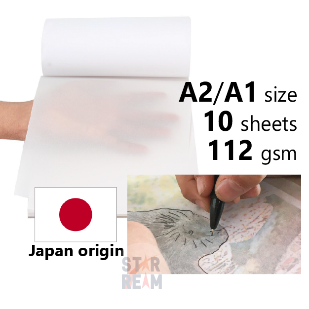A2&A1 Japan Translucent Tracing Paper 10s (112gsm) | Shopee Philippines