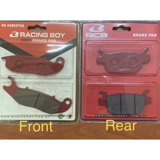[ FRONT / REAR PAD ] RCB RACING BOY BRAKE PAD E-SERIES ADV 150/ ADV 160 ...