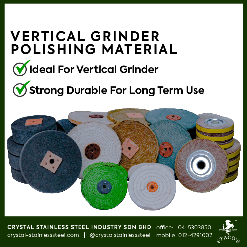 STACOS Vertical Grinder Polishing Tools Non Woven Nylon Fiber Sand ...