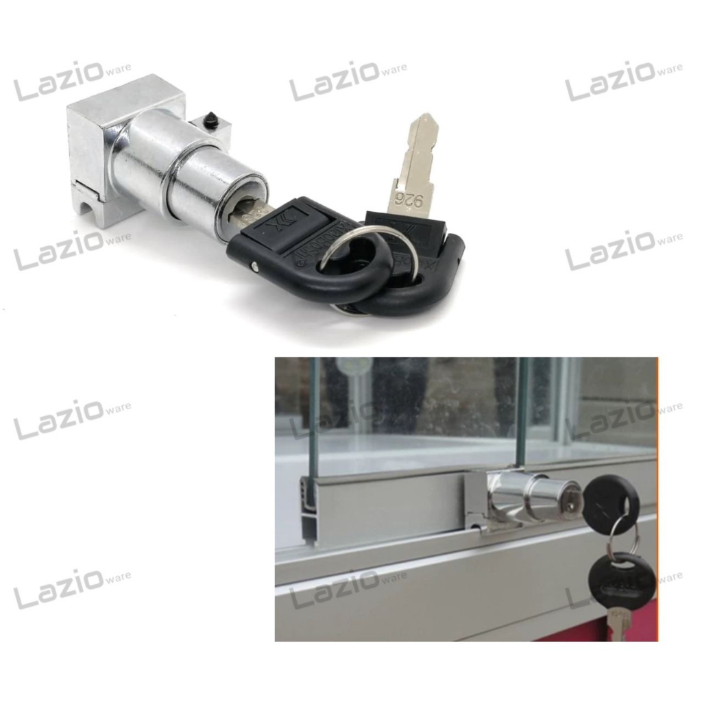 5-8mm glass push Lock For Sliding Glass Door Display Case Showcase ...