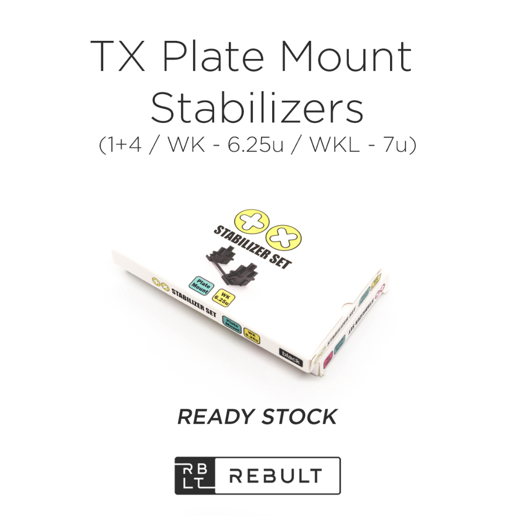 TX Stabilizers (Plate Mount) Set for Mechanical Keyboards | Shopee ...