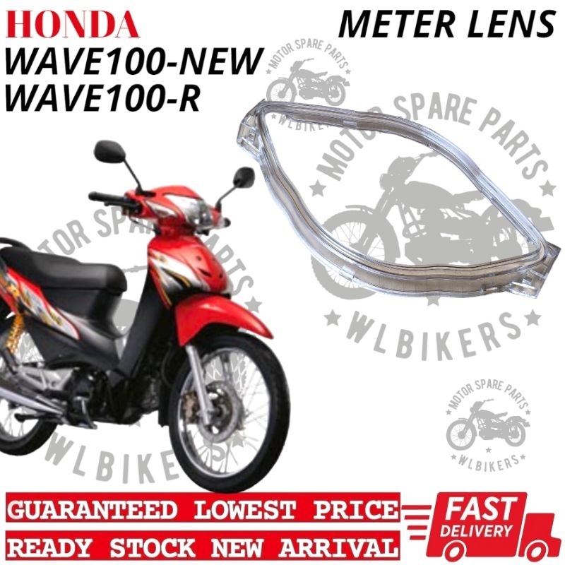 HONDA WAVE 100-R W100R WAVE100R METER LENS METER COVER SPEEDOMETER -HOT ...