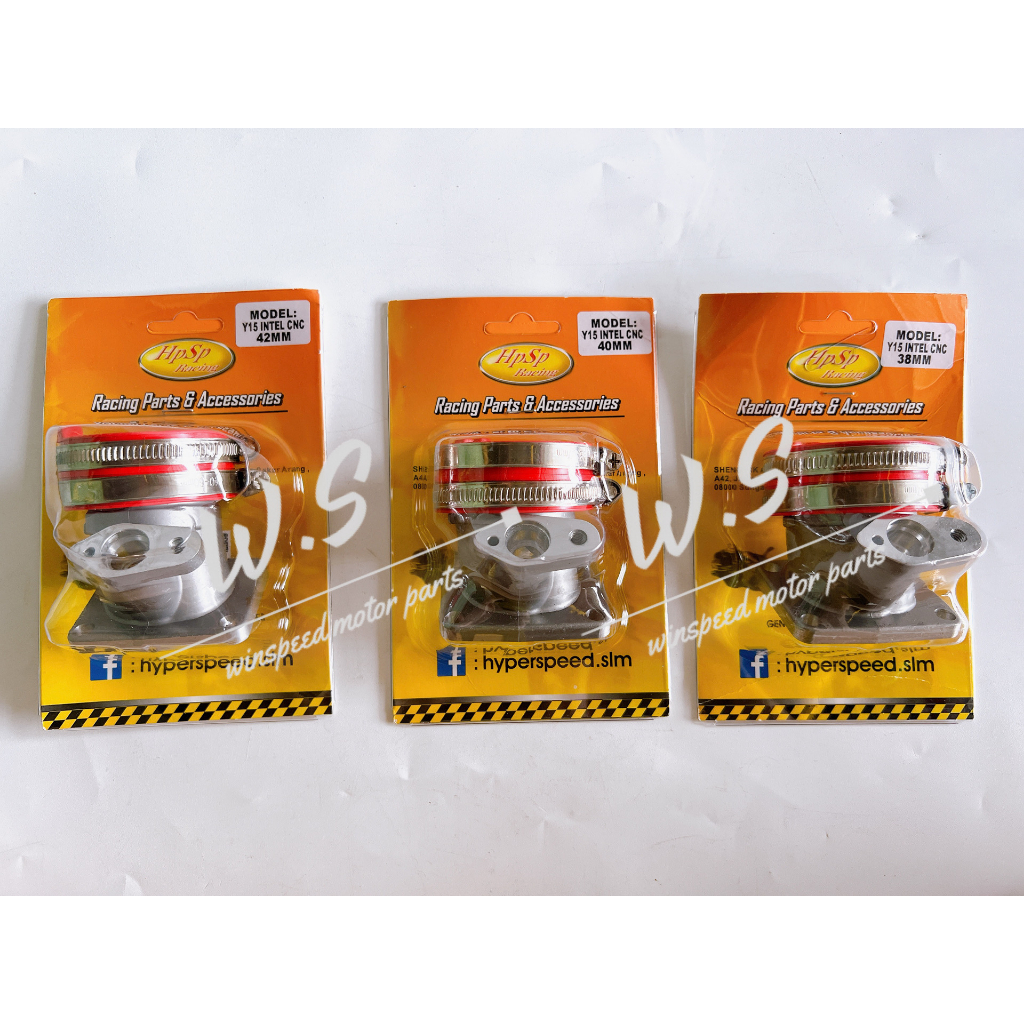 HPSP Y15ZR RACING INTEL PIPE PORTING CNC 38MM/40MM/42MM | Shopee ...