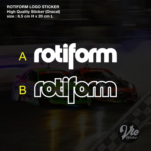 ROTIFORM LOGO Sticker / Decal (High Quality Sticker) | Shopee Philippines