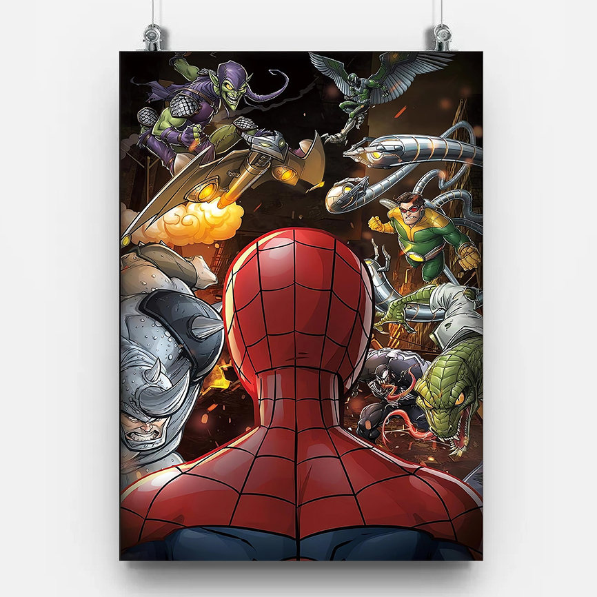 Spiderman A3 Poster & A3 Frame Wall Decoration | Shopee Philippines