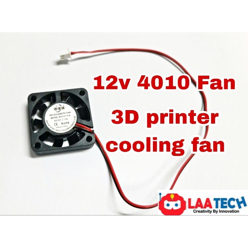 12V 4010 Fan low noise 3D printer cooling fan | Shopee Philippines