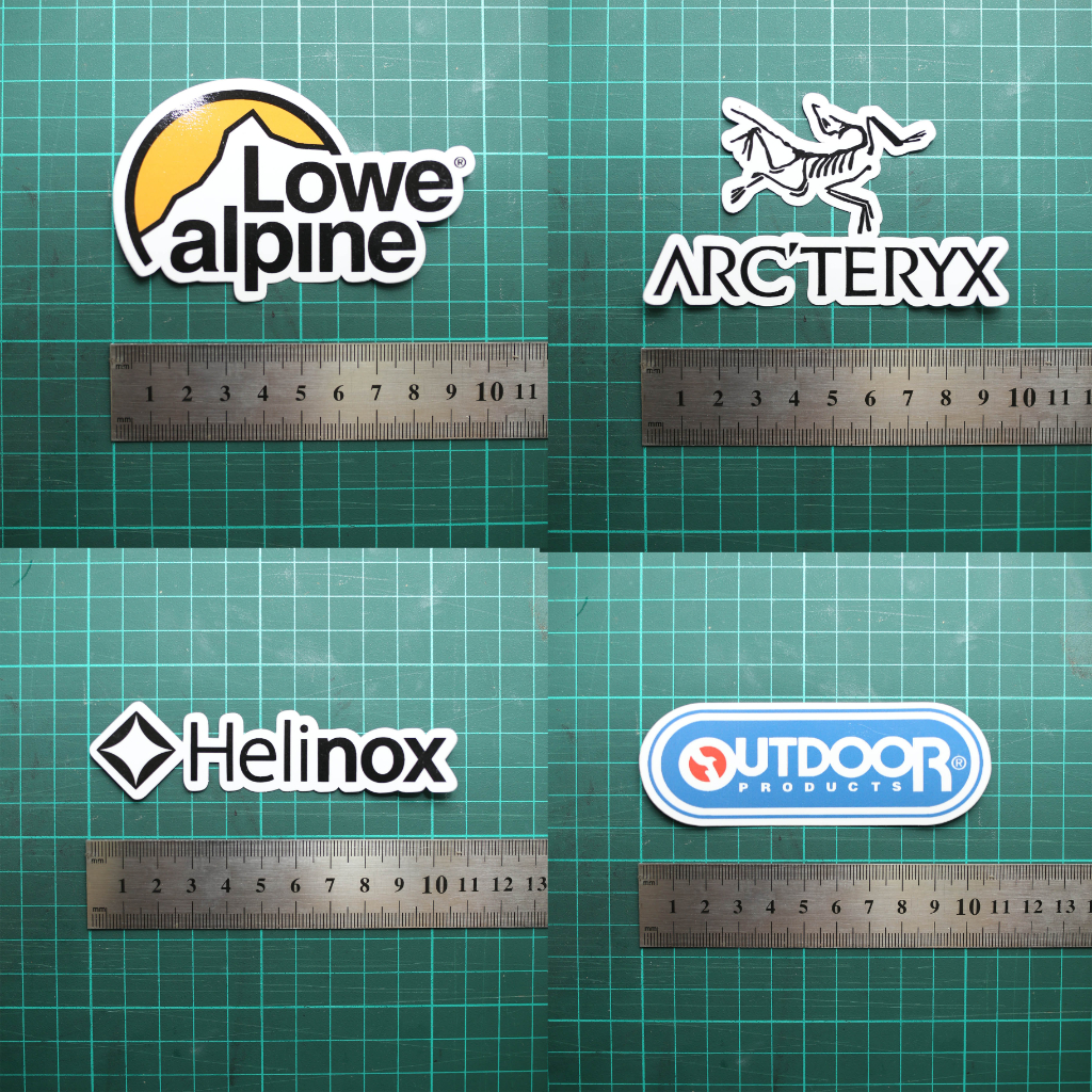Sticker ( Lowe Alpine, Arcteryx, Helinox, Outdoor ) | Shopee Philippines