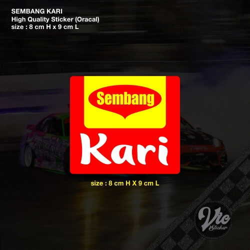 SEMBANG KARI Sticker / Decal (High Quality Sticker) | Shopee Philippines
