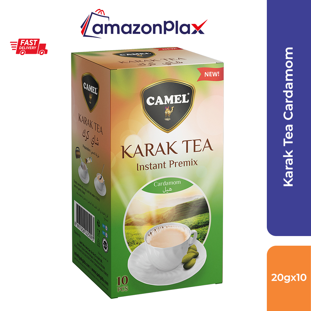 Camel Karak Tea Instant Premix Cardamom 10 pcs ( 20gx10pcs) | Shopee ...