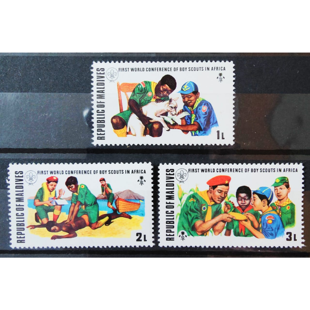 [STM 516] Maldives 1973 International Scouting Congress, Nairobi and ...