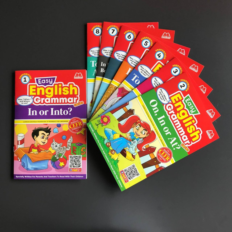 Bestseller Easy English Grammar 8 books | Shopee Philippines