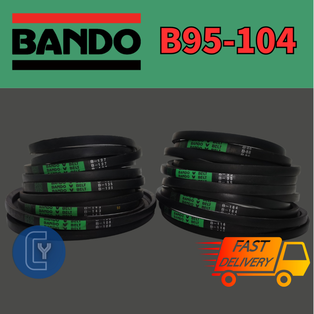 BANDO V Belt B95 B96 B97 B98 B99 B100 B101 B102 B103 B104 Bando V Belt ...