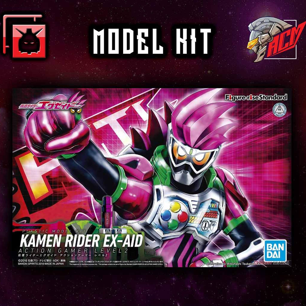 Bandai Figure Rise Stand Kamen rider Ex-aid | Shopee Philippines