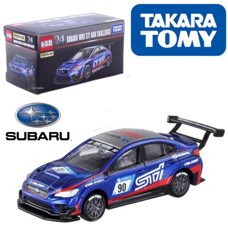 No.24 Subaru Wrx Sti Nbr Challenge 1/62 Tomica Takara Tomy Die-Cast Model | Shopee Philippines