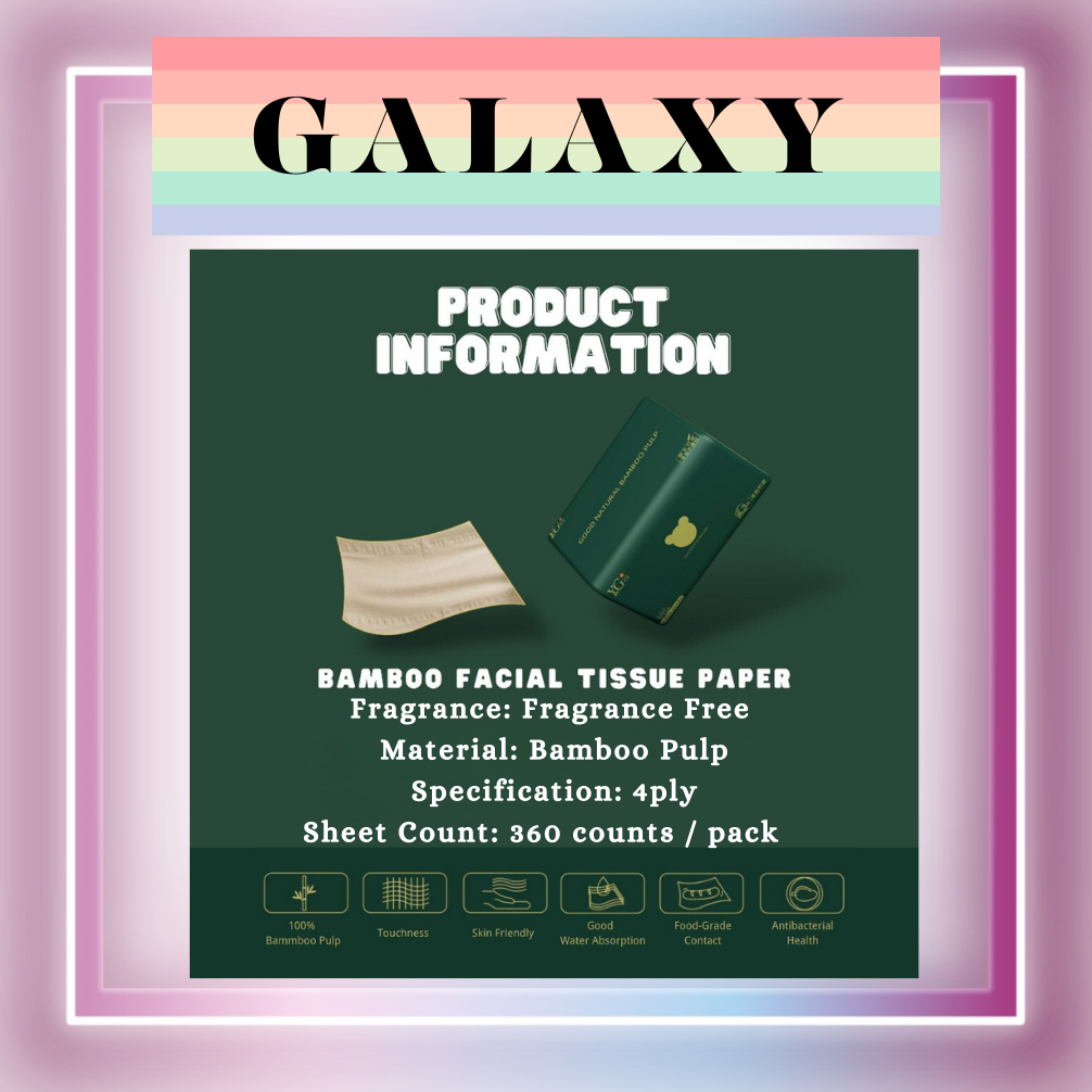 Good Natural Tissue 4Layer Bamboo Pulp Pumping Paper Household Tissues ...