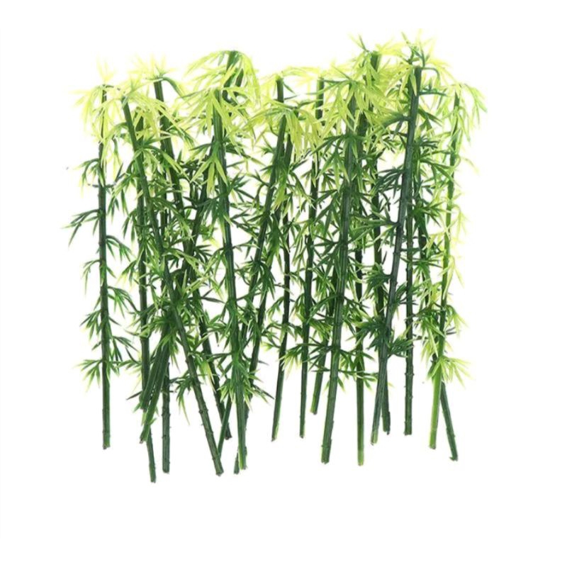 Plastic Miniature Model Tree Landscape Bamboo Tree | Shopee Philippines