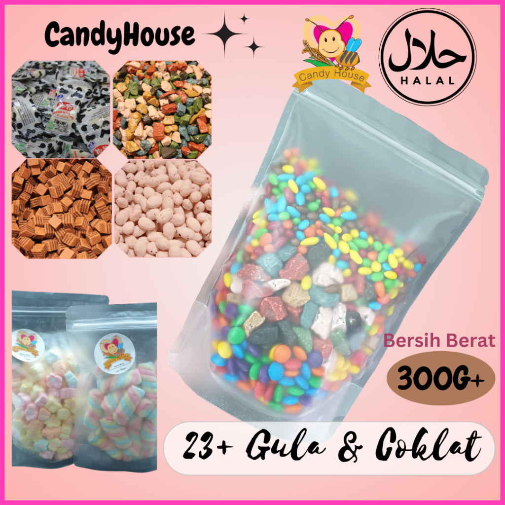 Gula & Marshmallow & Coklat Halal Ziplock Packaging [100G & 200G ...