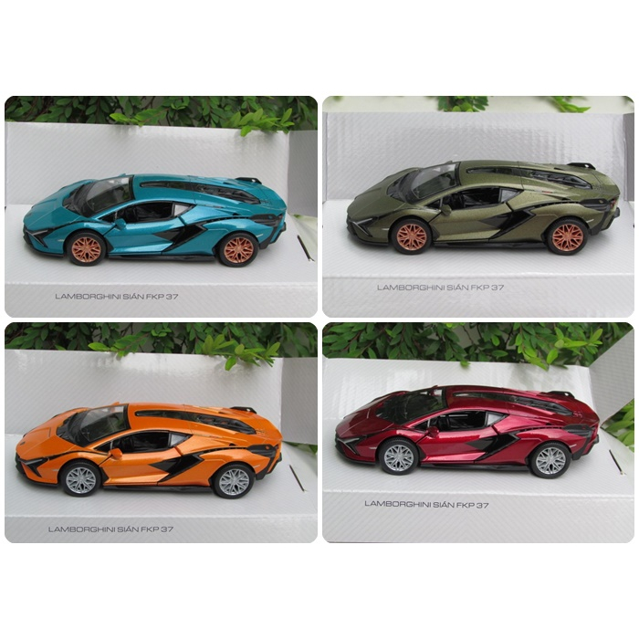 Kinsmart (12cm) 2020 Lamborghini Sian Fkp 37 SuperCar Diecast Model Car ...