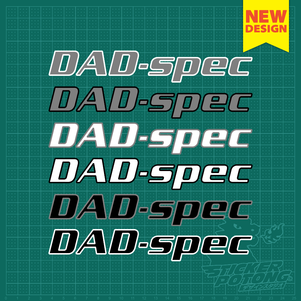 DAD-SPEC (STICKER POTONG) | Shopee Philippines