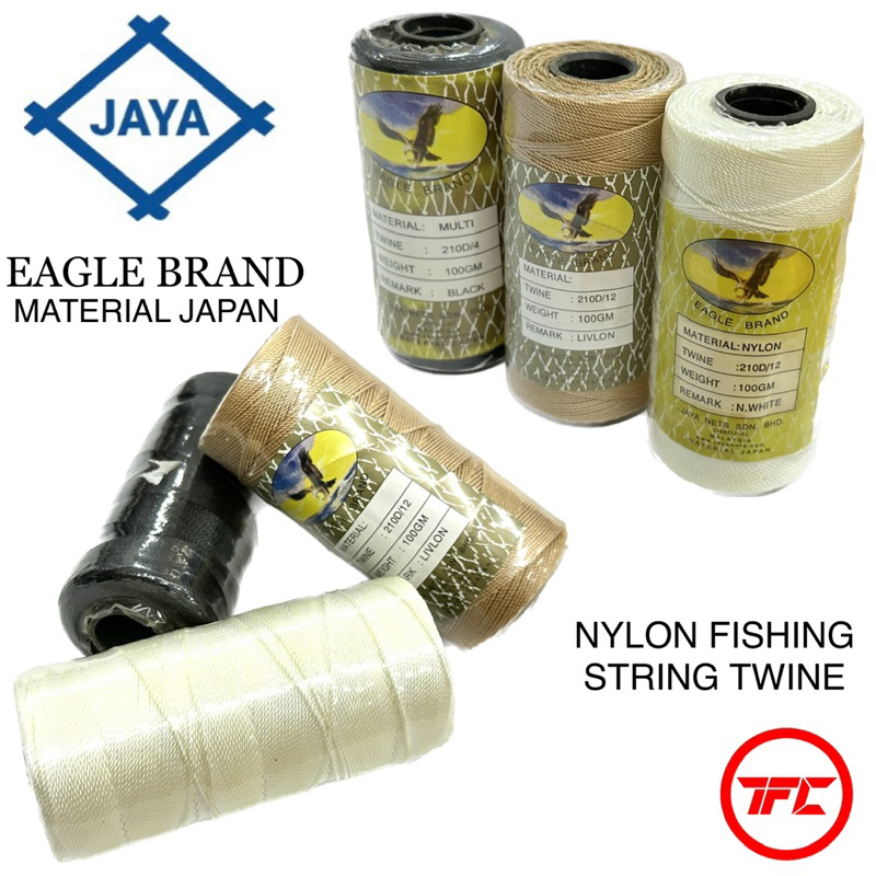 EAGLE BRAND Jaya Nets Nylon Fishing String Twine Line 100g Material ...