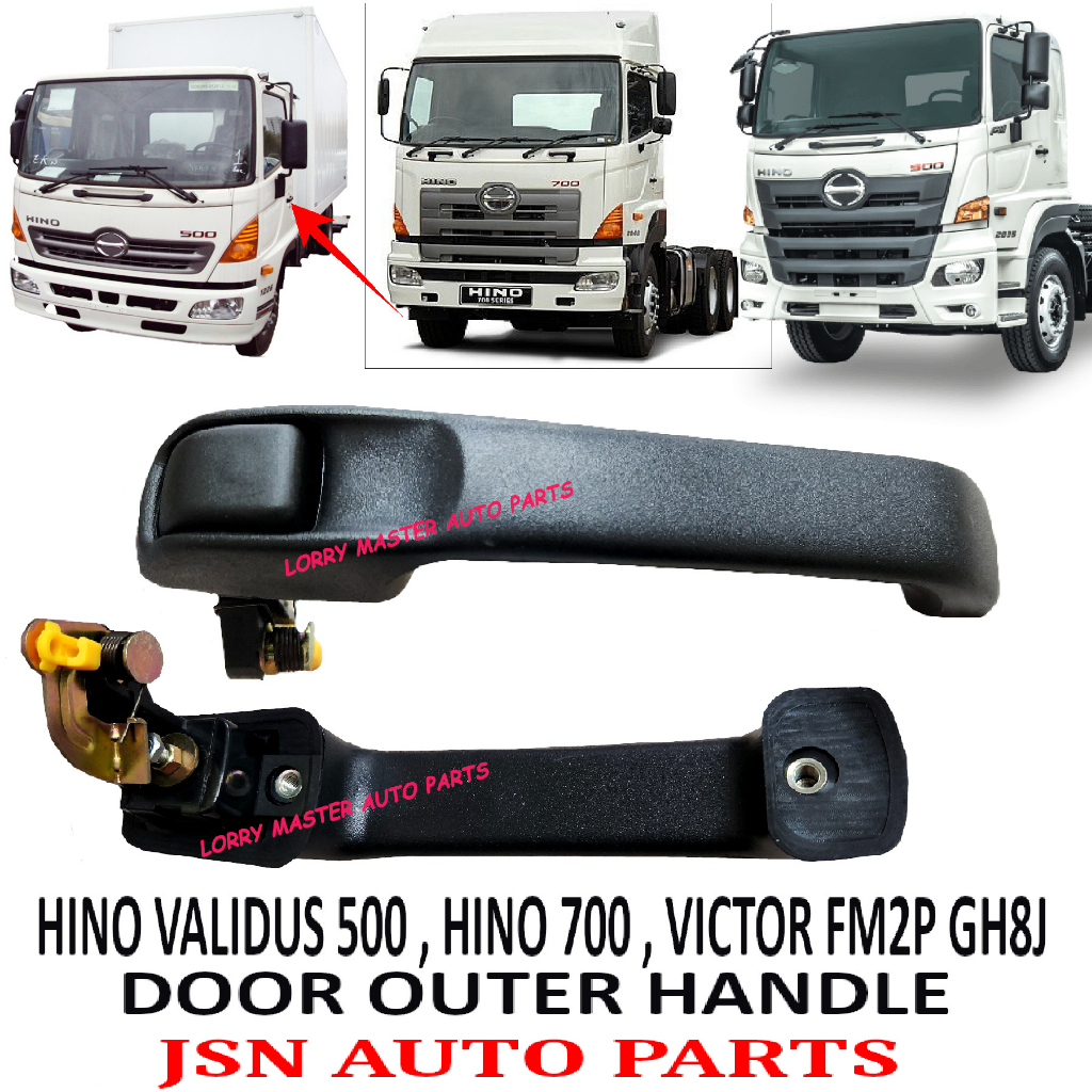 J07S08 OUTER HANDLE HINO VALIDUS 500 HINO 700 HINO VICTOR GH8J FM2P ...