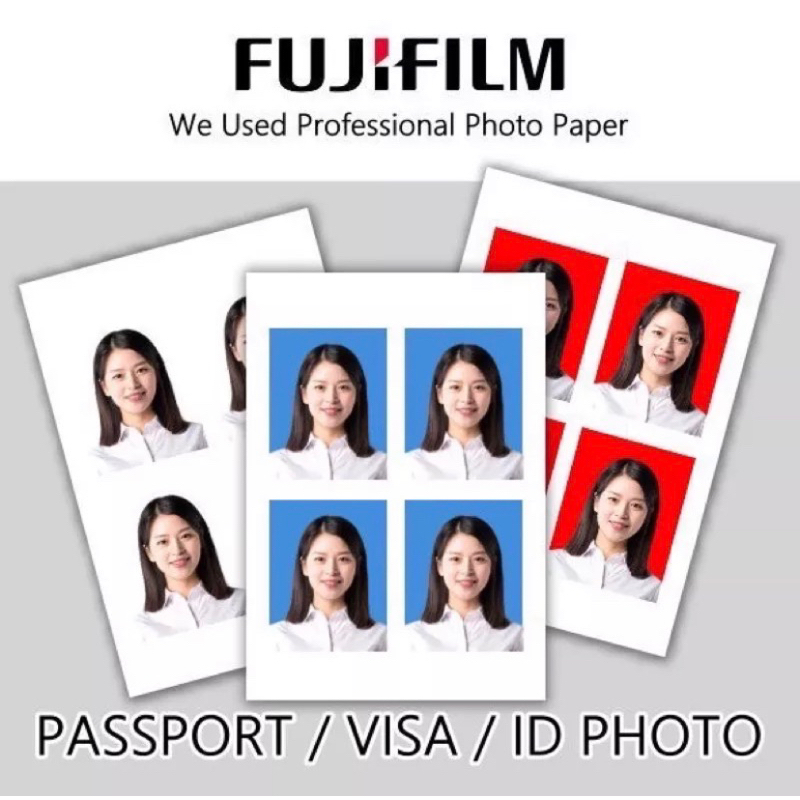 Wash The Picture Size Passport/Lesen Free Background Editing | Shopee ...