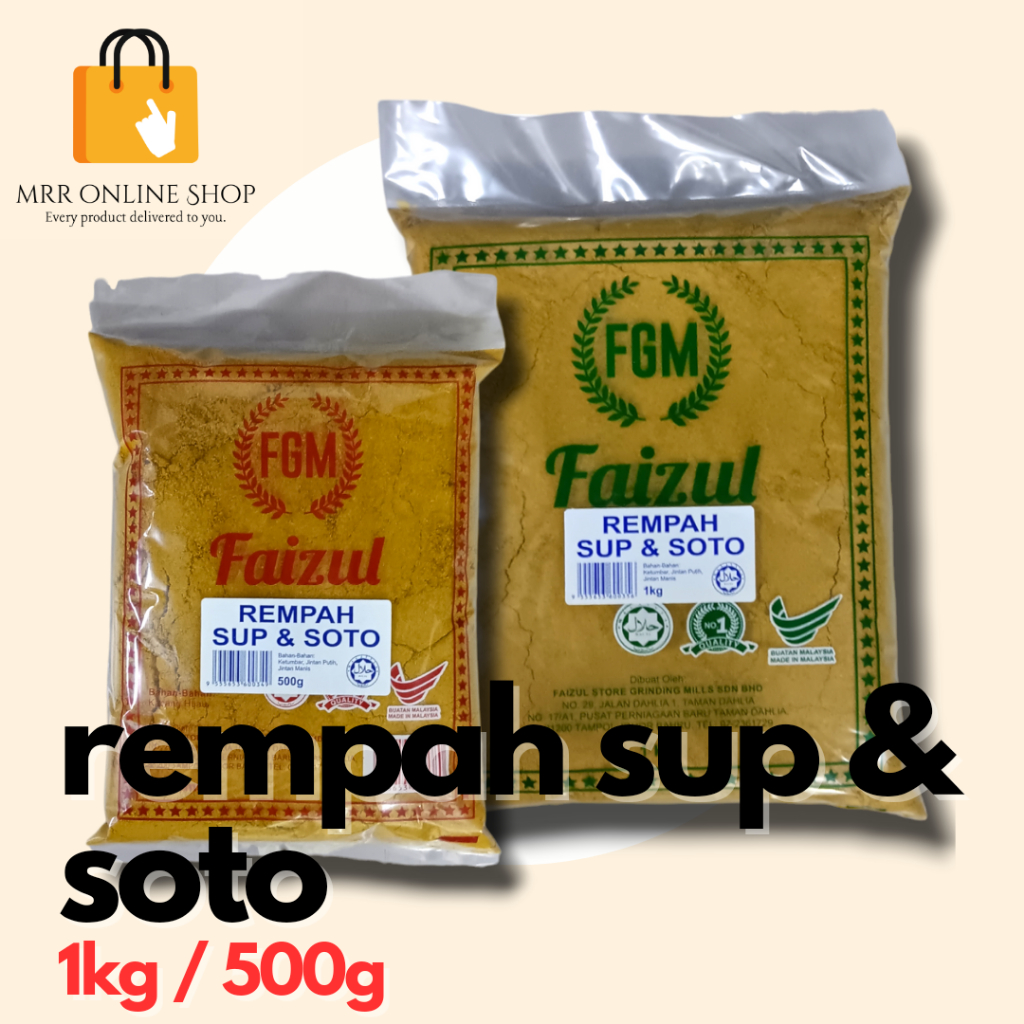 Rempah Sup & Soto / Soup Powder (1kg / 500g) | Shopee Philippines