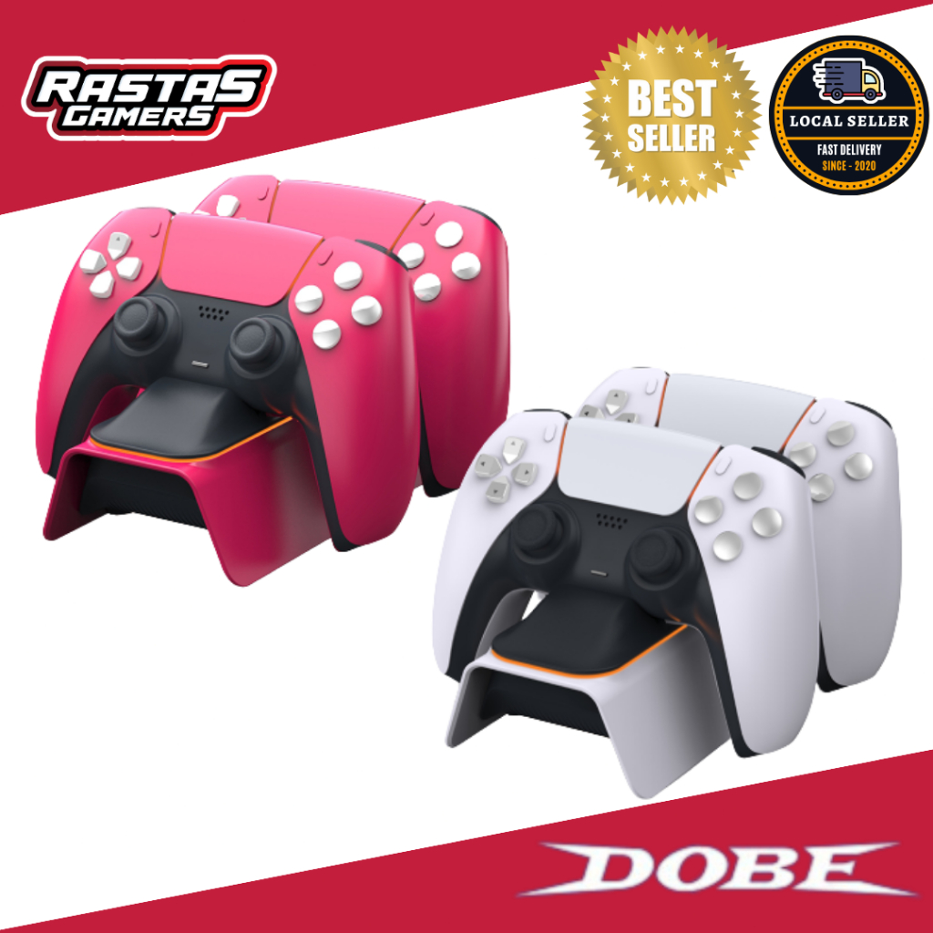 DOBE PS5 Controller Charger Stand Fast Charging Station | Shopee ...