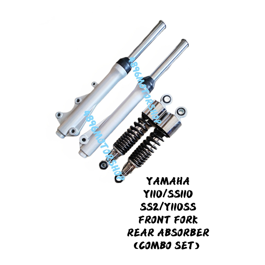 COMBO SET FRONT FORK / REAR ABSORBER YAMAHA Y110 SS1 SS110 SS2 SS-TWO ...