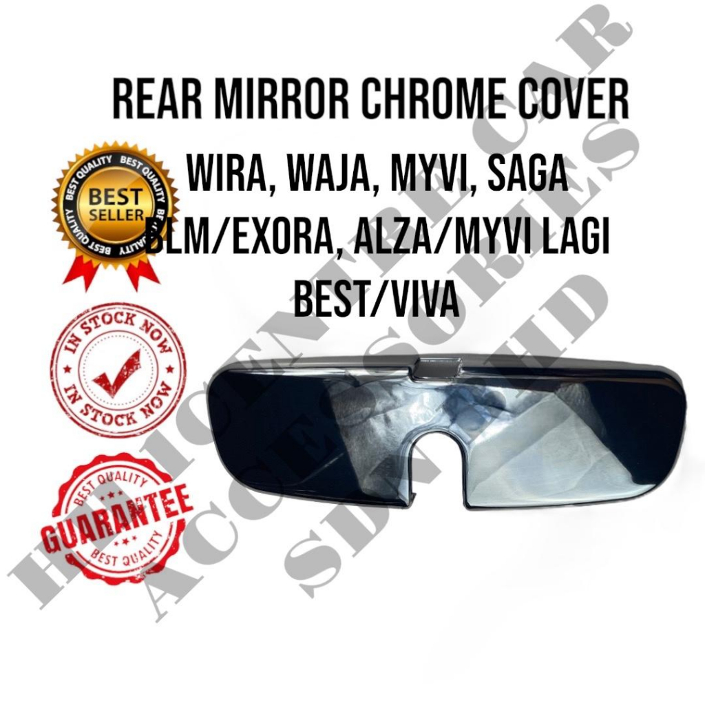 REAR MIRROR CHROME COVER WIRA, WAJA, MYVI, SAGA BLM/EXORA, ALZA,/MYVI ...