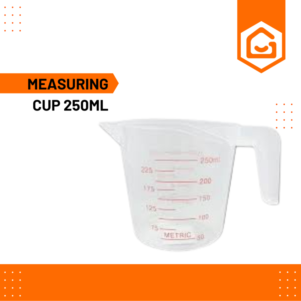 [BAKEWARE] MEASURING CUP 250ML AAX9050 (GREAT ZONE) | Shopee Philippines
