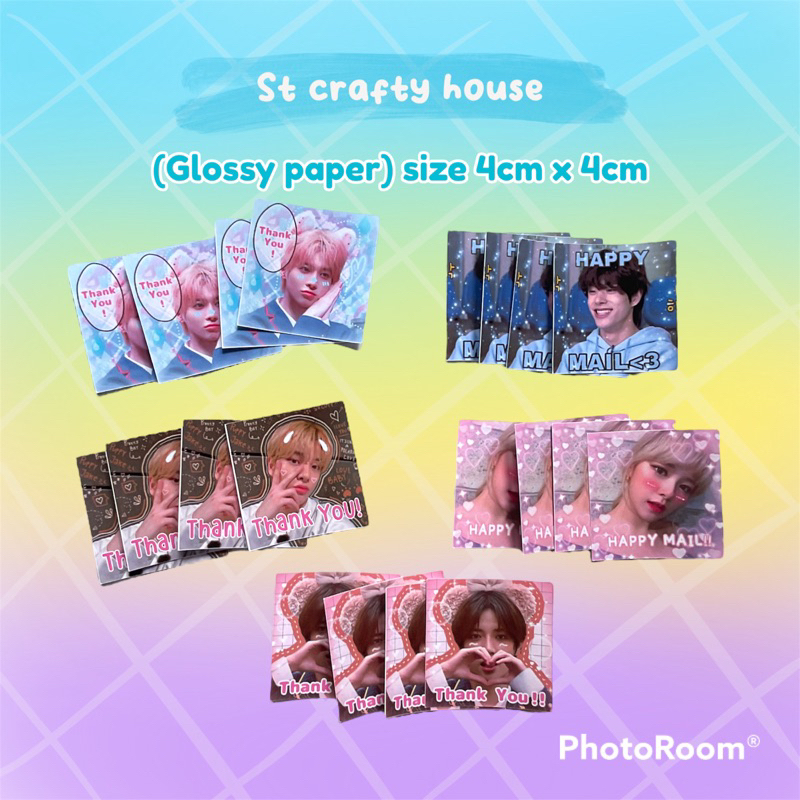 CUTE STICKERS KPOP MAIL STICKER PACKAGING STICKER | Shopee Philippines
