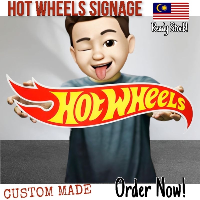Custom Hot Wheels Signage Board Signboard | Shopee Philippines