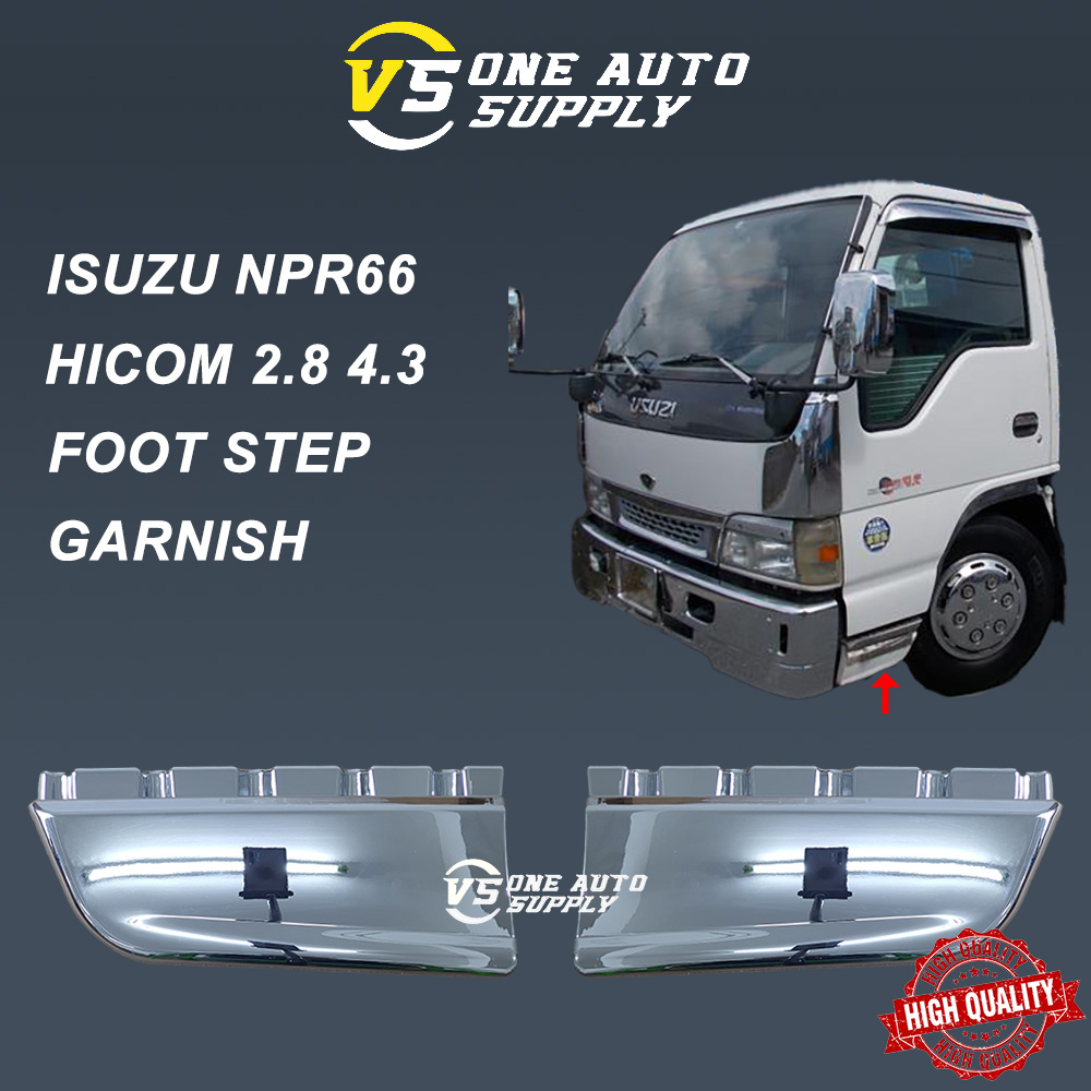 ISUZU NPR66 NPR71 HICOM 2.8 4.3 FOOT STEP CHROME GARNISH TAPAK KAKI ...