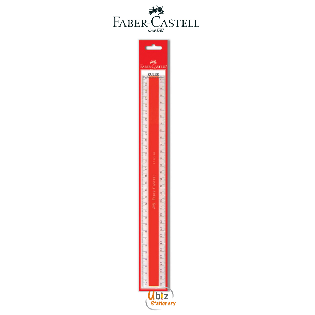 Faber-Castell Plastic Ruler 30cm | Shopee Philippines