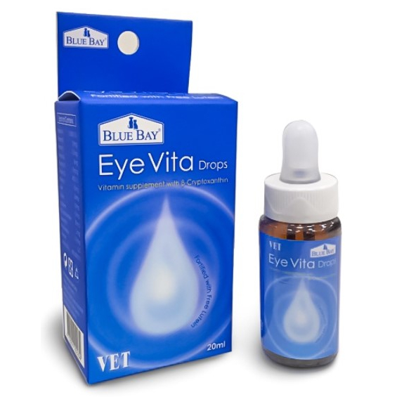 Blue Bay Eye Vita Drops For Dogs & Cats - 20ml (Oral Supplement ...