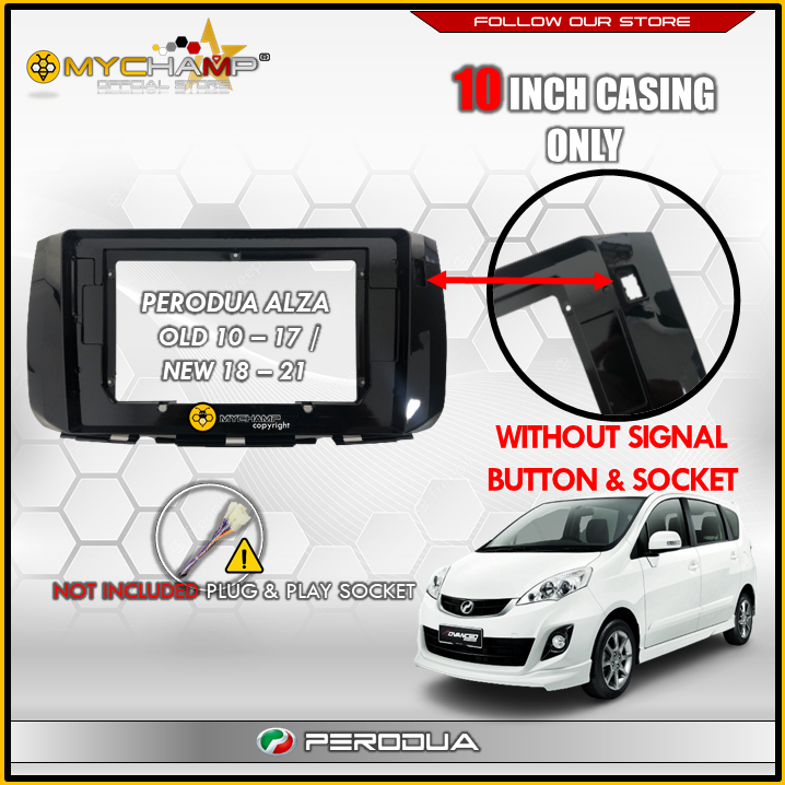 Perodua Alza 10.1 Inch Car Audio Big Screen Android Player Casing (NO ... Perodua Alza 10.1 Inch Car Audio Big Screen Android Player Casing (NO ...