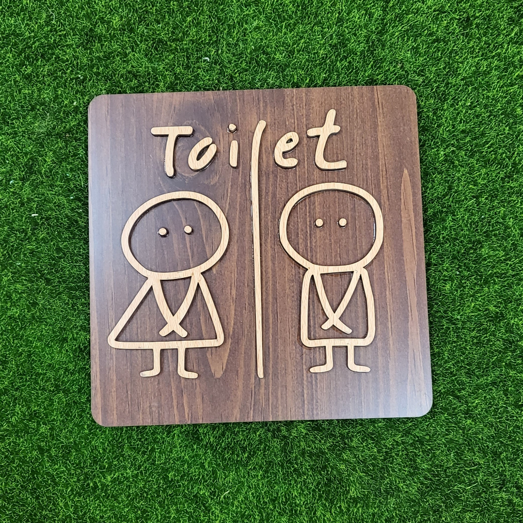 TOILET SIGNAGE FOR MEN AND WOMEN SIGN PAPAN TANDA TANDAS LELAKI DAN ...