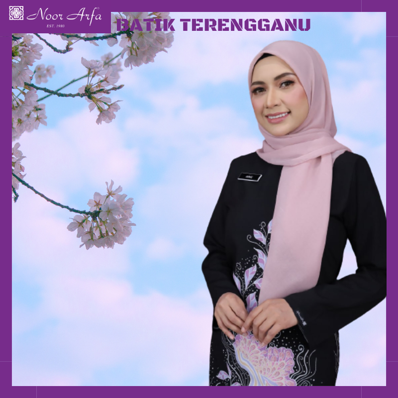 AAFYA BAJU KURUNG ITALIAN CREPE BATIK NOOR ARFA EXCLUSIVE BATIK VIRAL ...