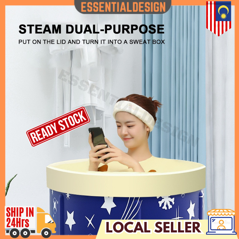 Bathtub Water Bath Tub PVC Bathroom Kids Tub Barrel | Shopee Philippines