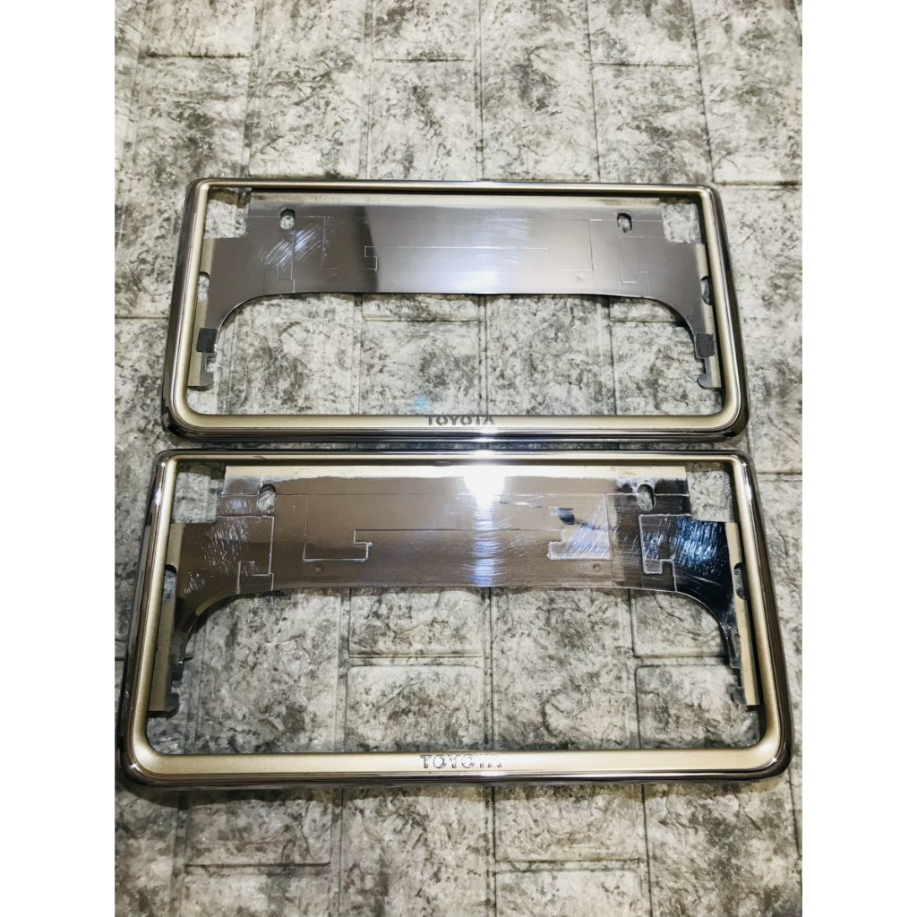 Toyota Japan Gold Frame Plate (USED) | Shopee Philippines