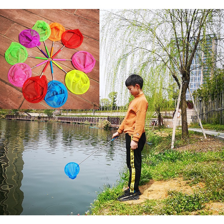 Extendable Sauk Ikan Jaring Ikan Fish Net Reusable Butterflies Nets ...
